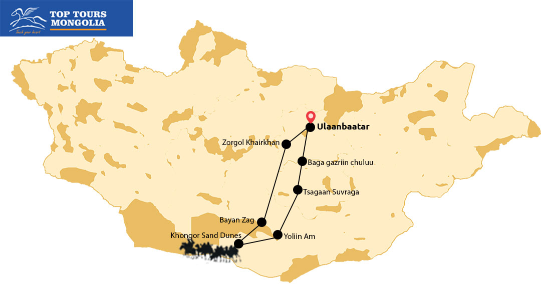 Colors of Great Gobi 7 days tour - Top Tours Mongolia